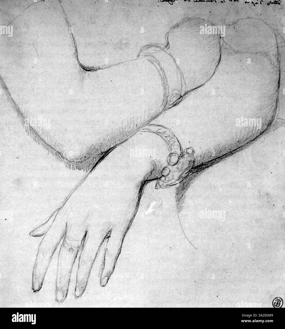 This study by Ingres depicts Josephine-Eleonore-Marie-Pauline de Galard ...