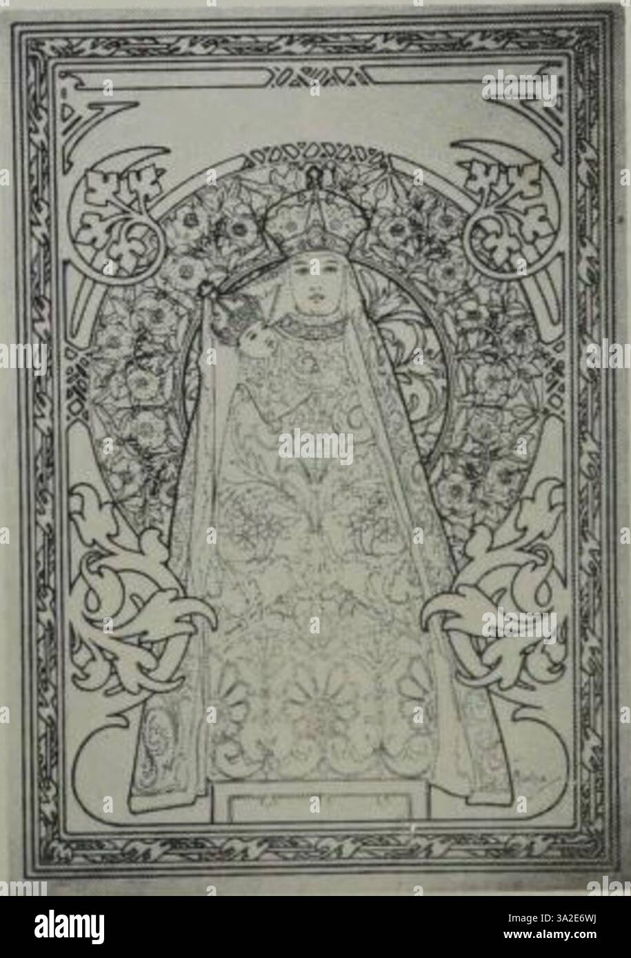 In 'Bridges A14', Mucha explores the juxtaposition of natural motifs ...