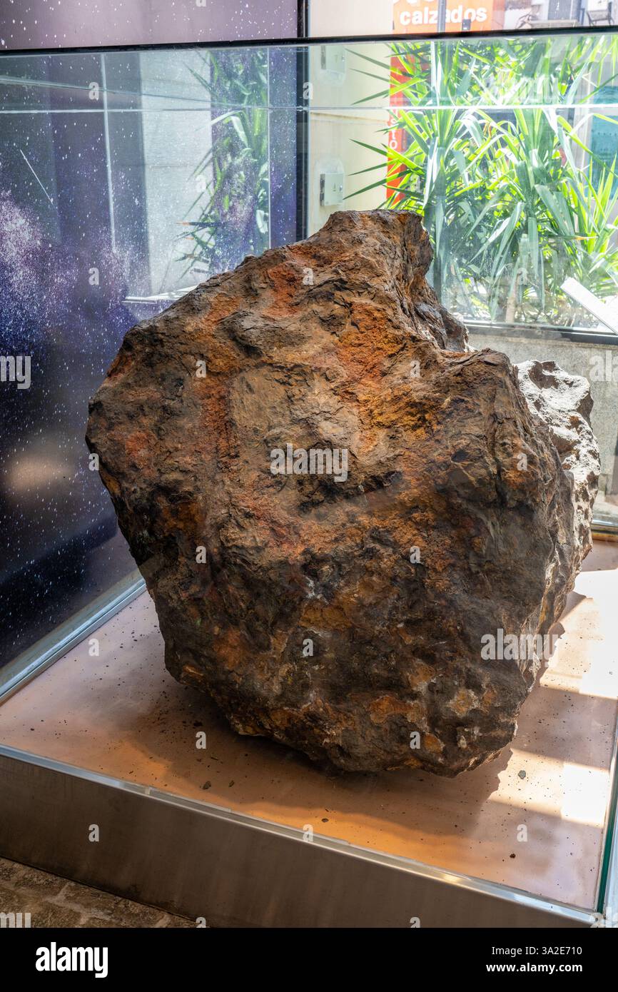 A large iron meteorite from the Field of Heaven in Argentina in the ...
