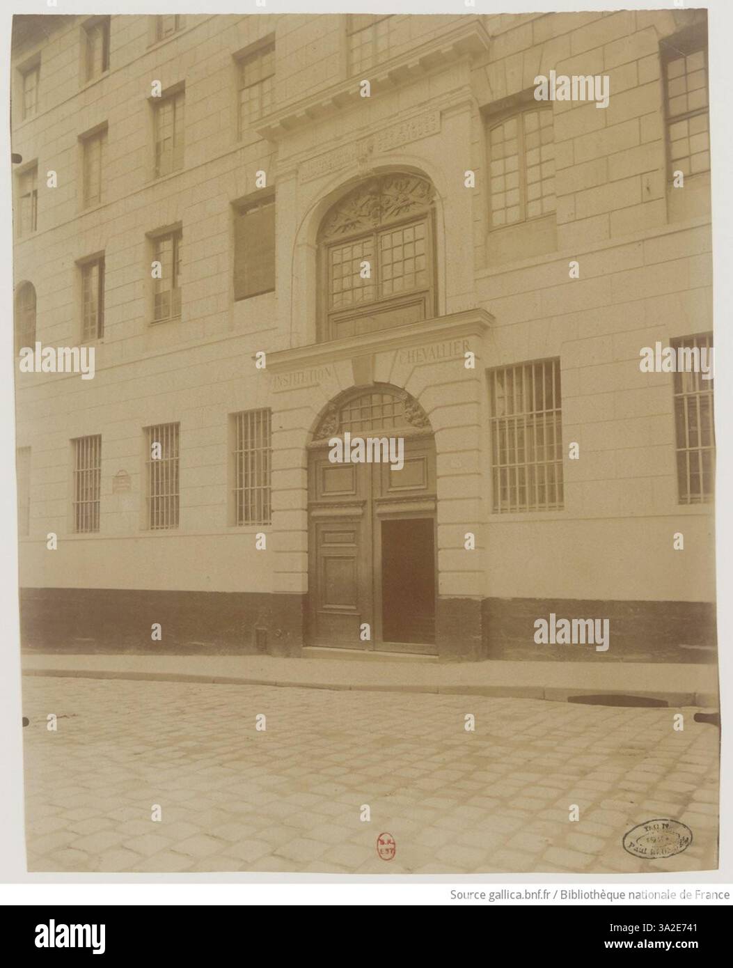 Eugène Atget’s photograph of Collège des Ecossais on Rue du Cardinal ...