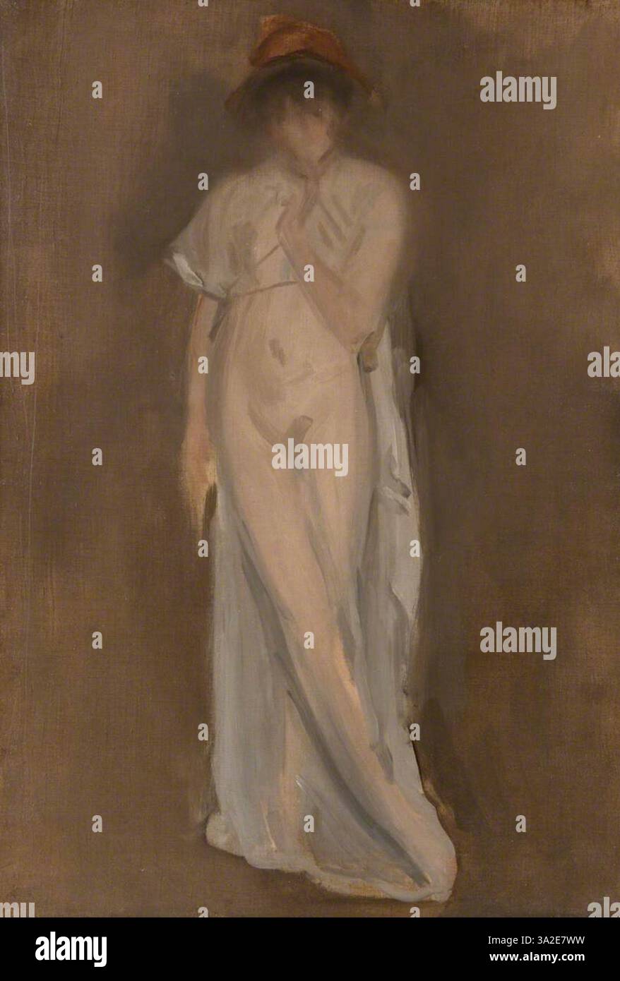 'The Little Red Cap' by James McNeill Whistler is a portrait of a woman ...