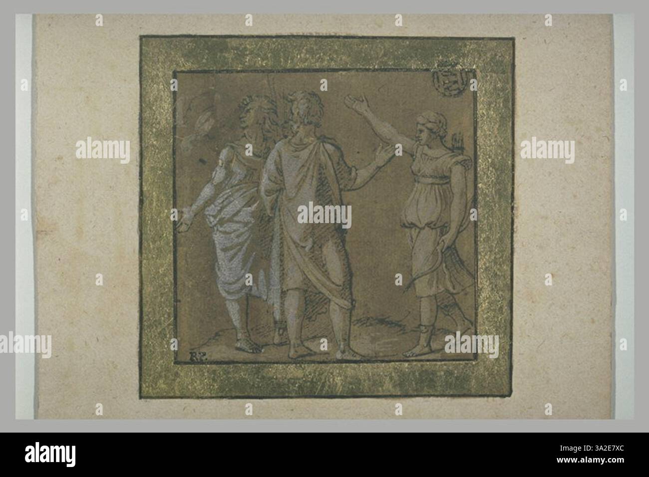 This copy after Raphael depicts the mythological moment when Aeneas and ...