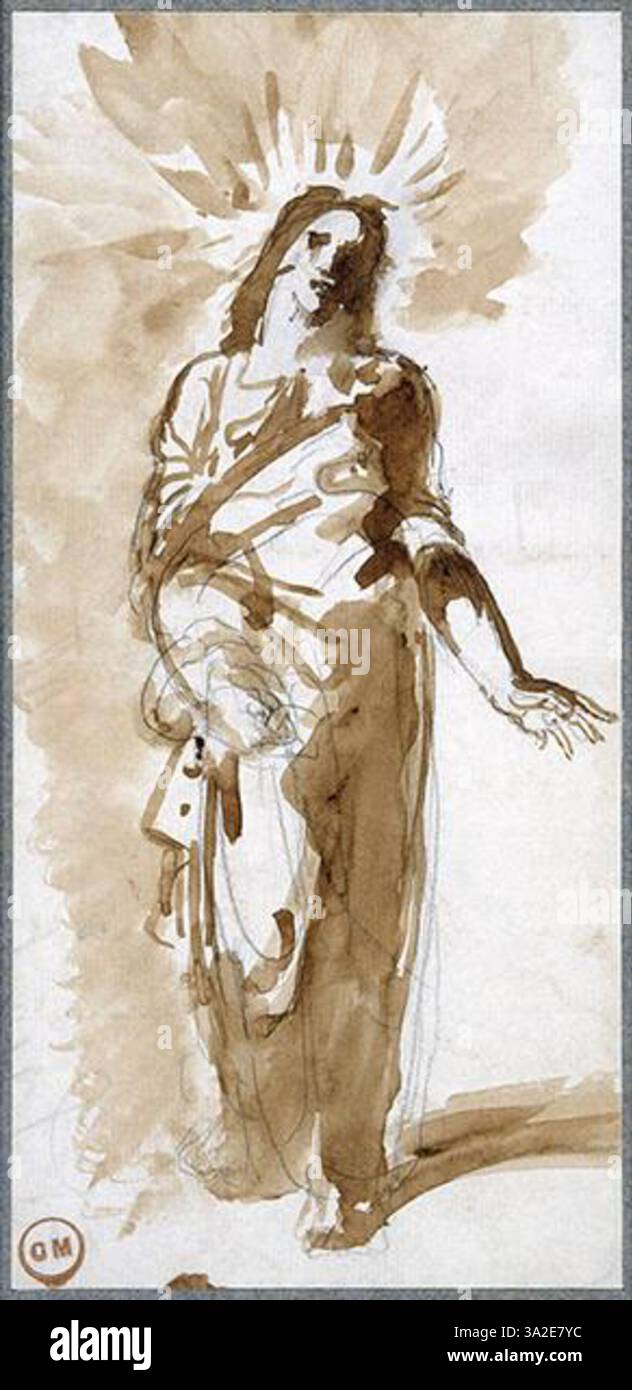 In this depiction of Christ, Gustave Moreau captures the figure of ...