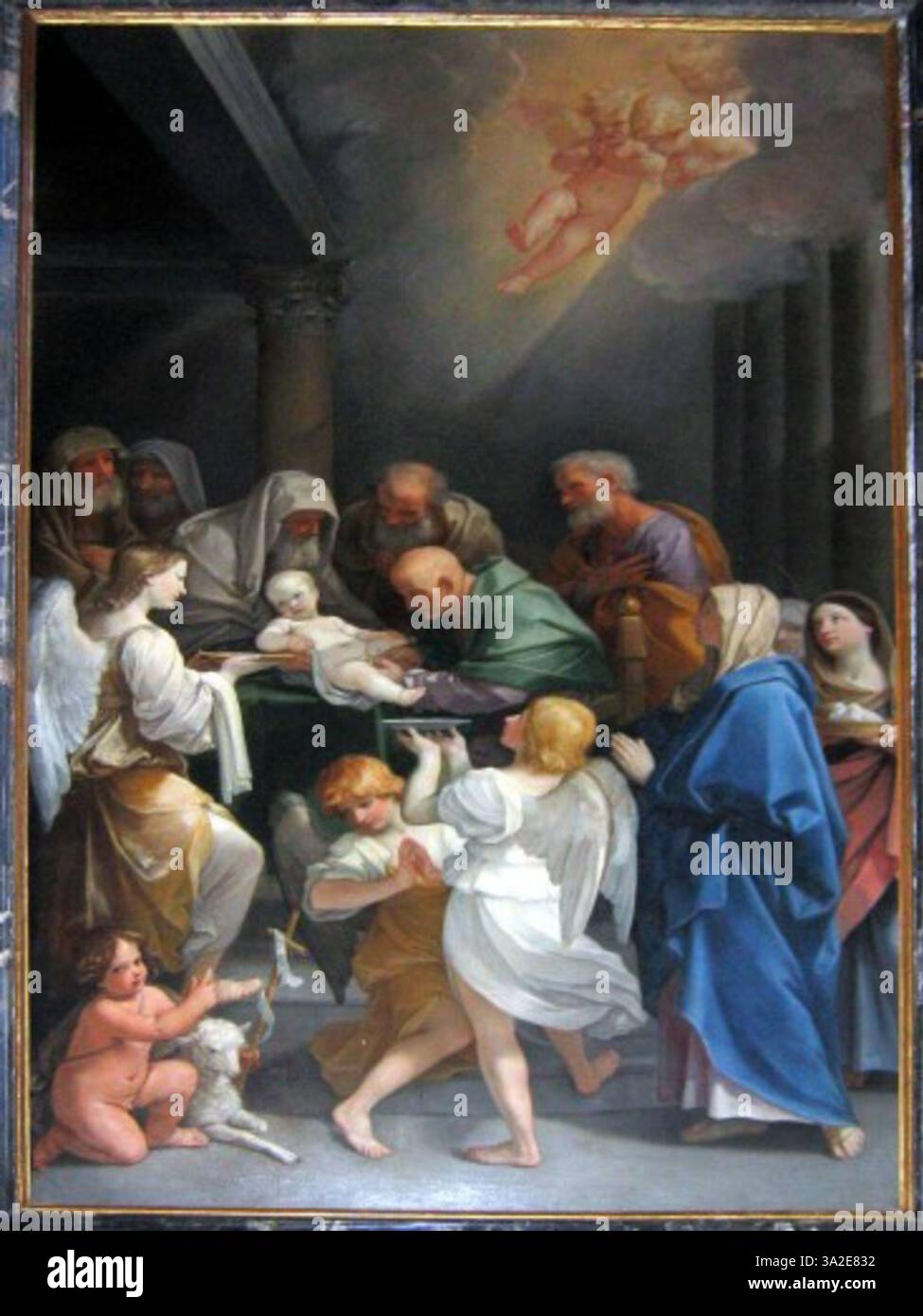 'Circoncisione' by Guido Reni from 1636 depicts the circumcision of ...