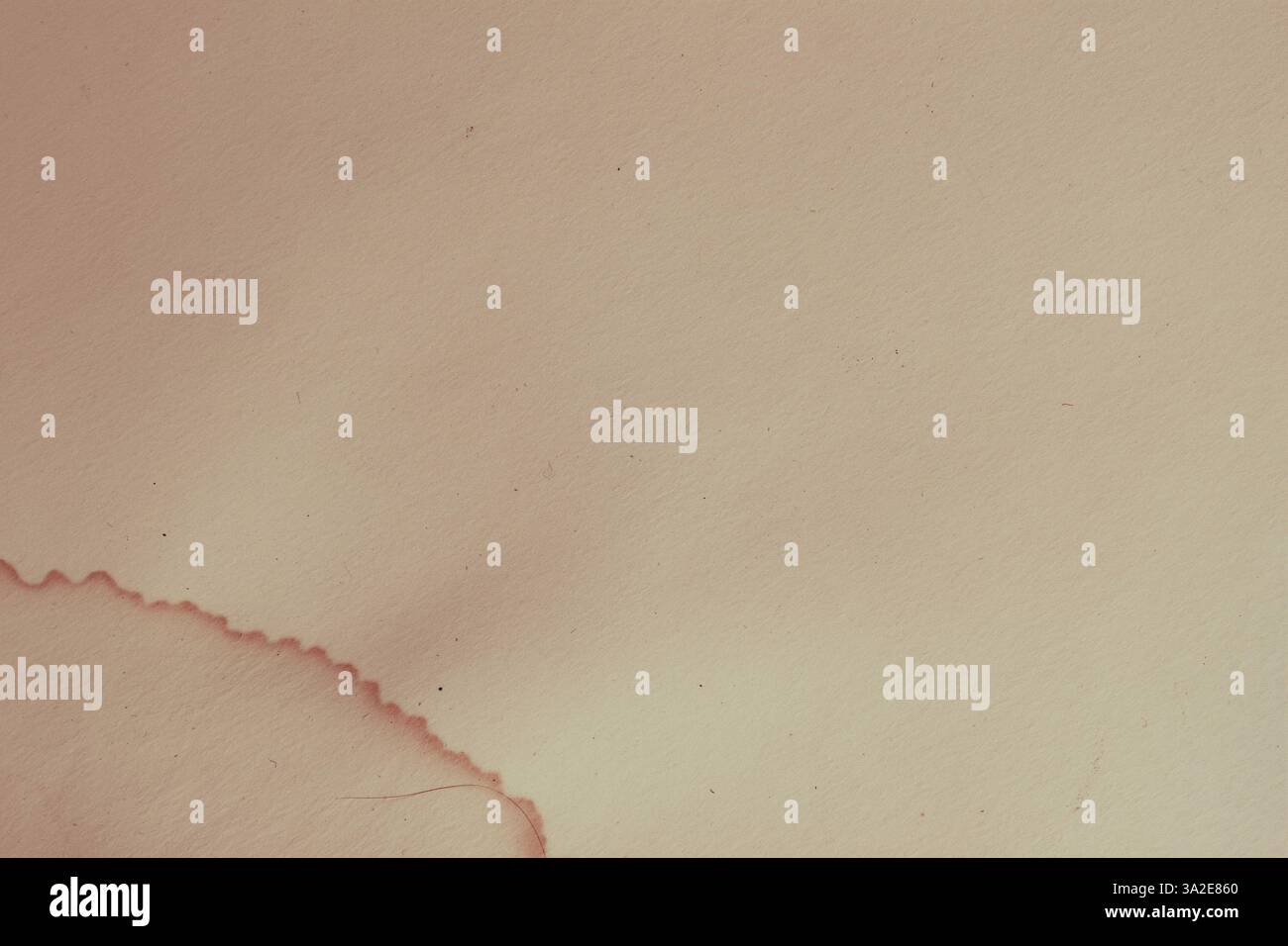 Vintage paper with stain in corner. Aged texture with organic ...