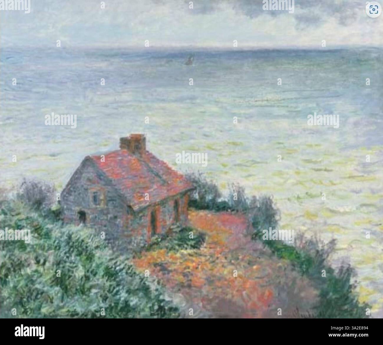 Claude Monet’s 'Poste de douaniers à Dieppe' from 1882 portrays the ...