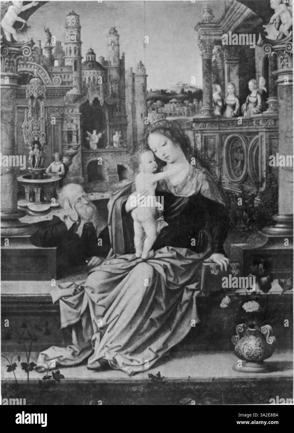 This piece by Jan van Scorel and Pieter Coeck van Aelst depicts a biblical scene with detailed ...