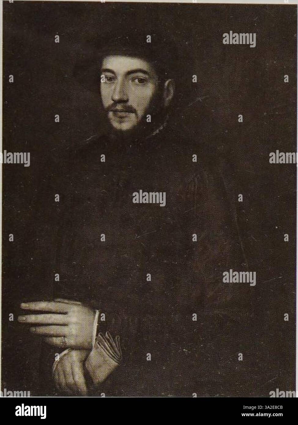 The B18 portrait by Willem Key, created between 1515-1568, features a ...