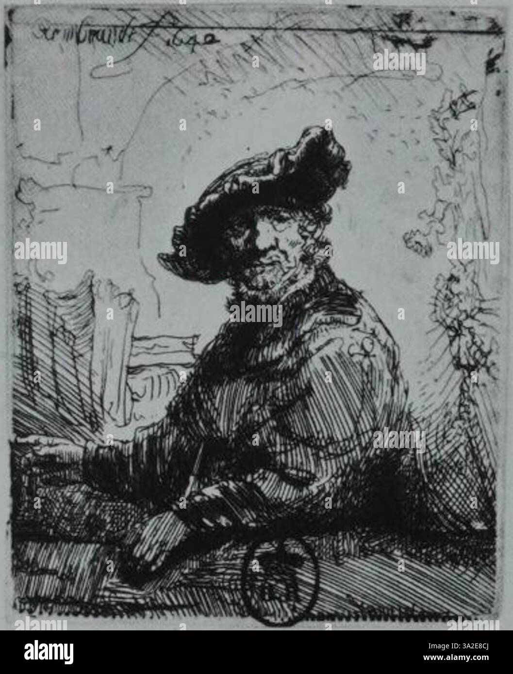 The etching 'White and Boon, B257' by Rembrandt showcases his skill in ...