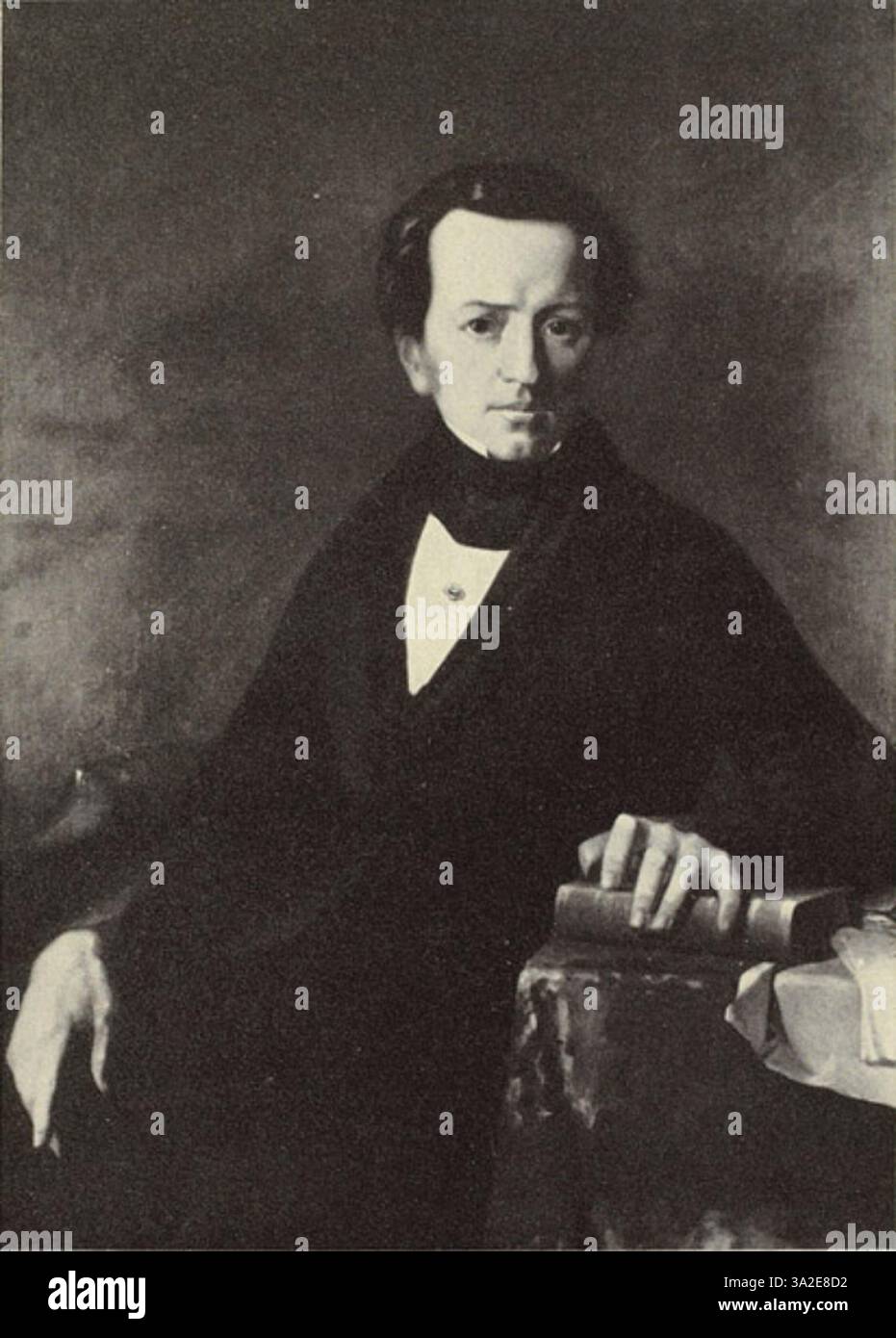 A formal portrait of Maître Valmont, a notary from Cherbourg. Millet ...