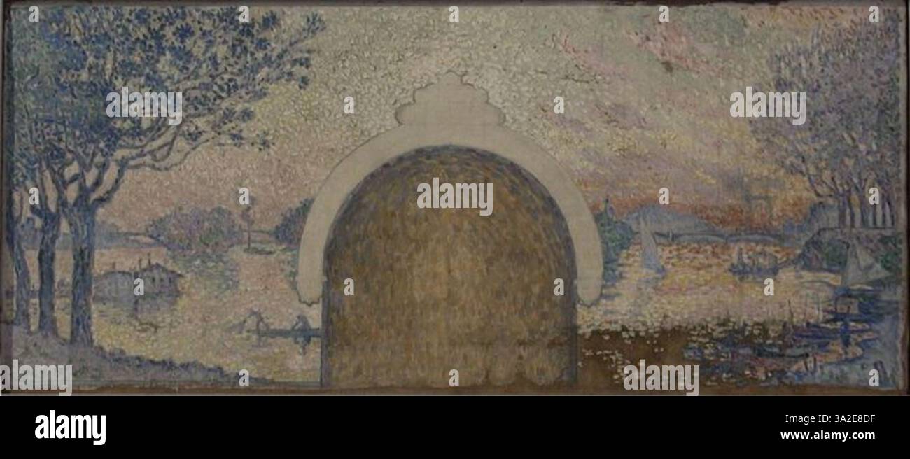 Esquisse Voute is a preparatory sketch by Paul Signac for a vaulted ...
