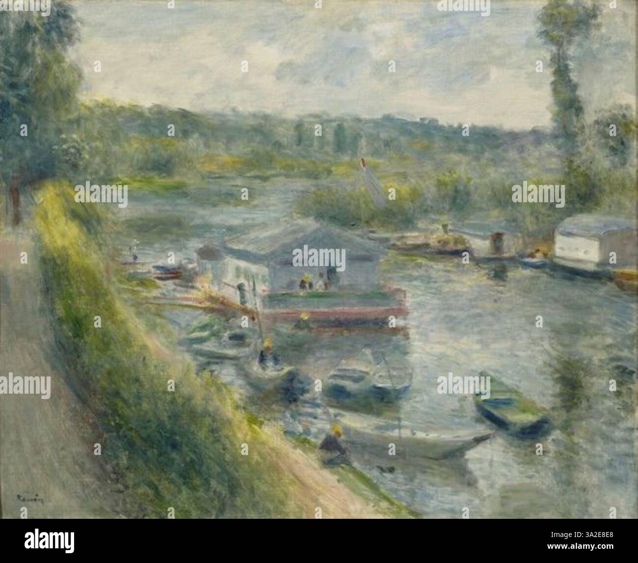 Renoir’s work demonstrates his mastery of light and shadow, with a ...