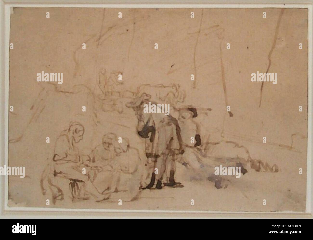 In this artwork, Rembrandt captures the moment of Joseph in Dothan, a ...