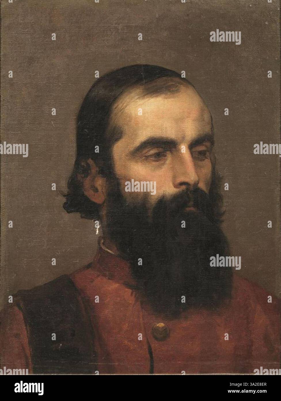 ‘Head of a Venetian Senator’ by Francesco Hayez, painted between 1870 ...