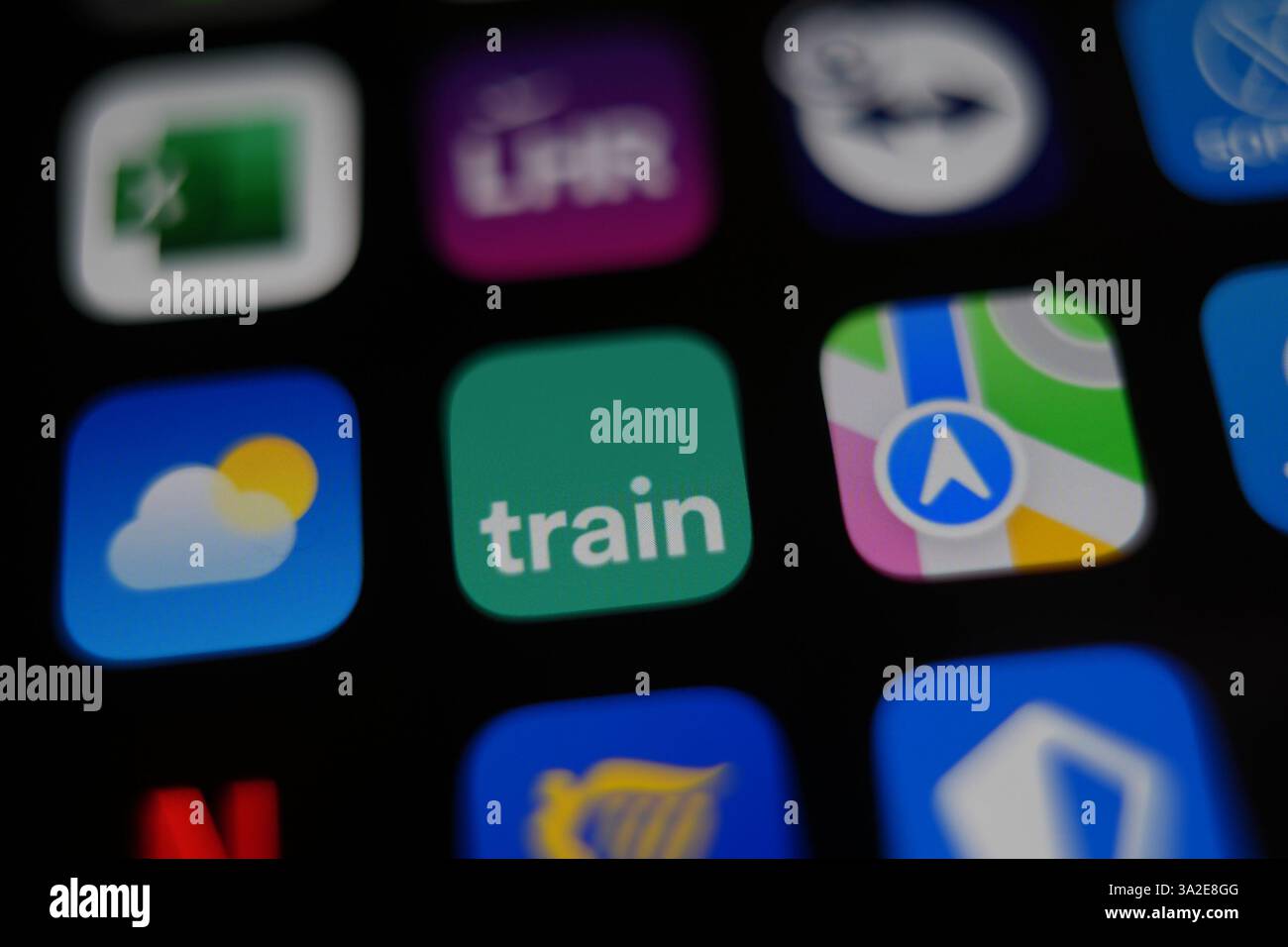 A lphone showing the Trainline app button. Trainline has revealed it ...
