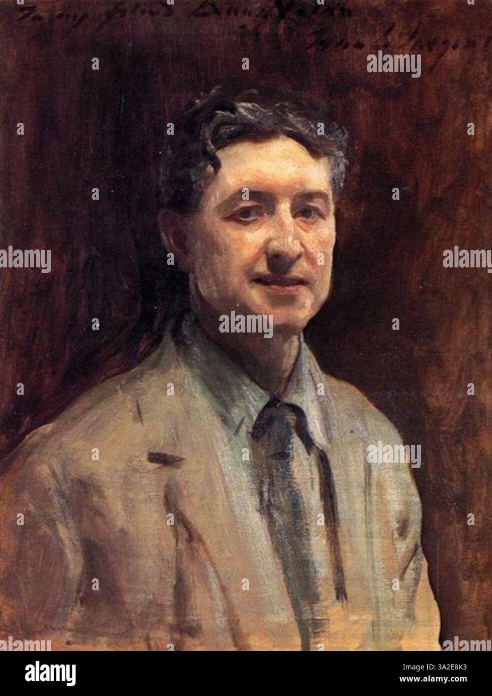 Sargent’s portrait highlights the aristocratic traits of the subject ...