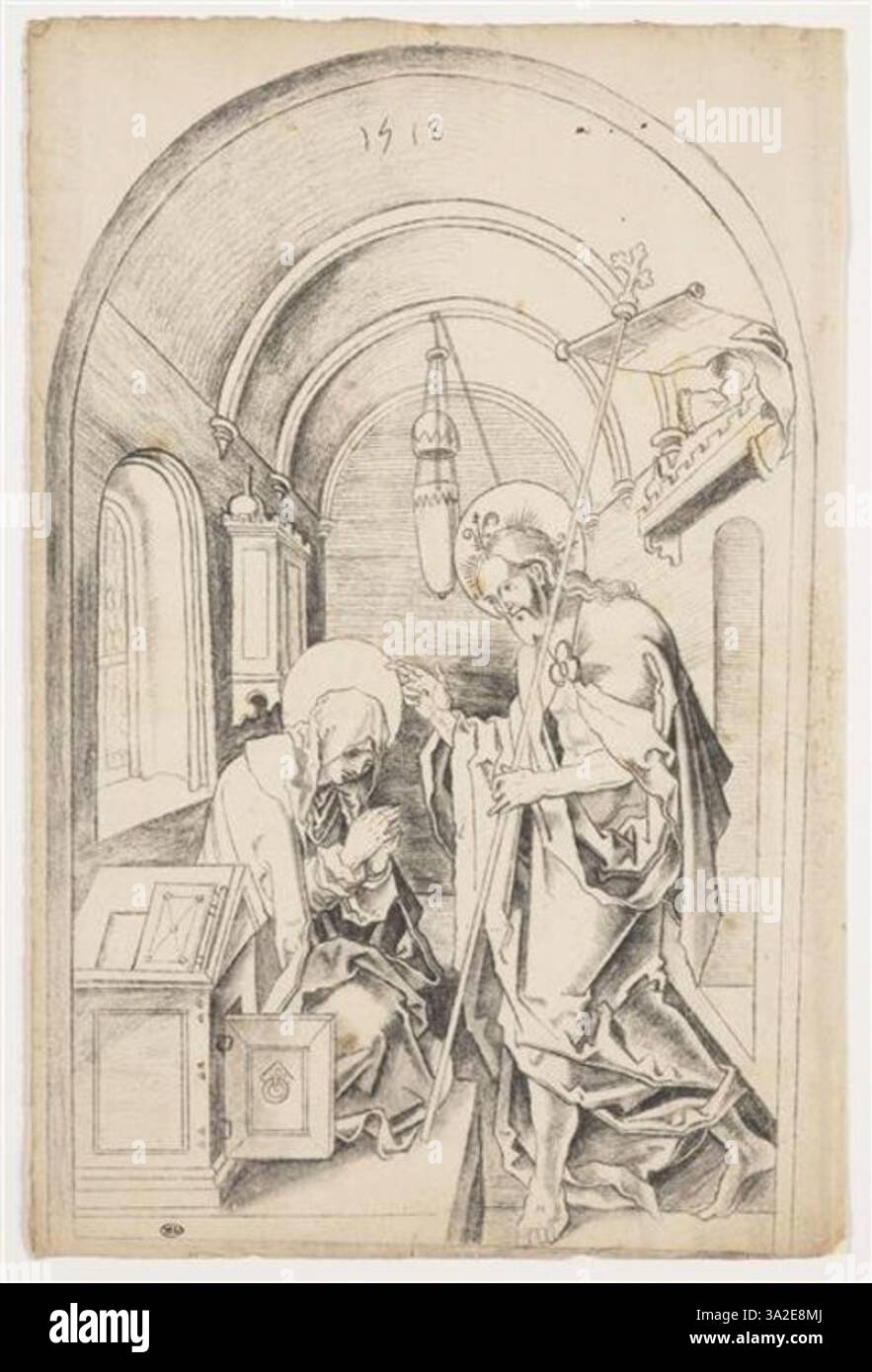This piece from Dürer’s school depicts Jesus Christ appearing to the ...