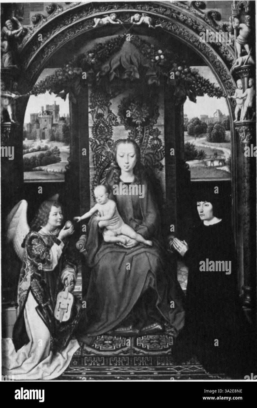 This piece by Hans Memlinc and Gerard David presents a biblical scene ...