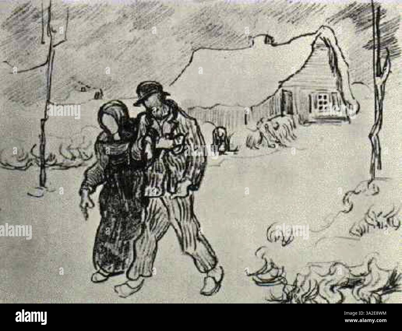 This painting by Vincent van Gogh showcases his mastery of brushwork ...