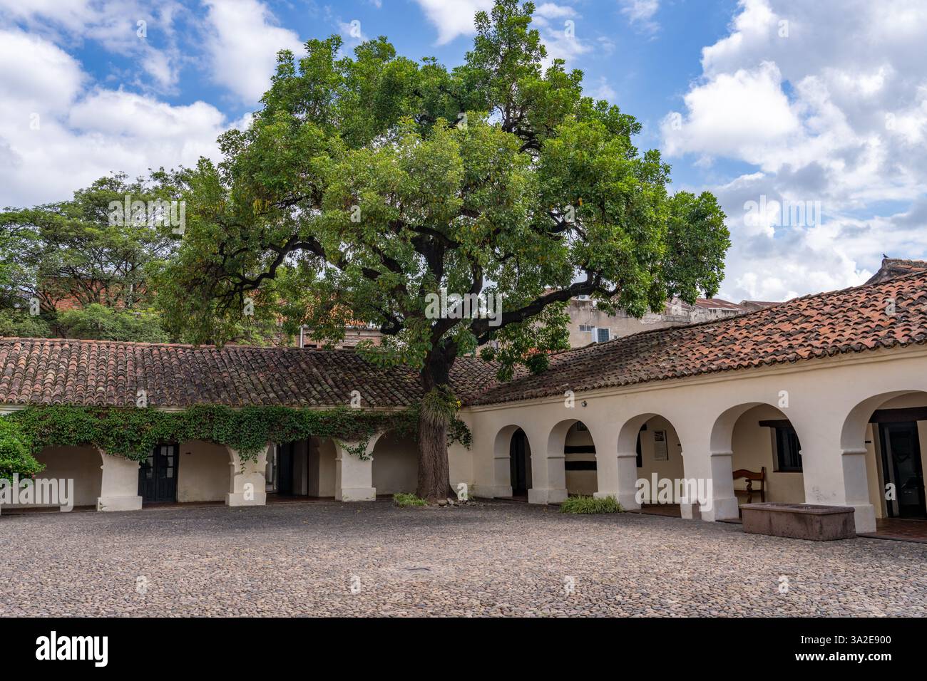 Courtyard of the Cabildo, former town hall in the Spanish colonial era ...