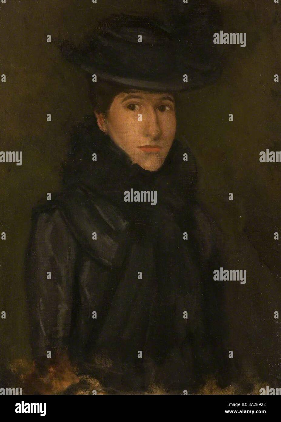 'The Black Hat (Miss Rosalind Birnie Philip)' by James McNeill Whistler ...