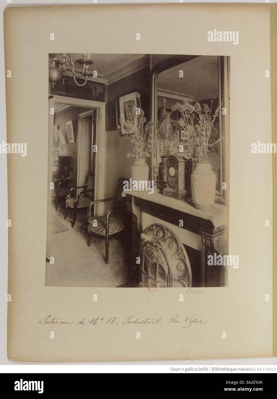 Eugène Atget’s photograph depicts the interior of Mr. A., an ...