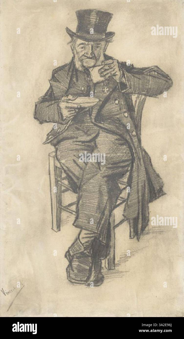 This drawing by Vincent van Gogh captures the emotional intensity of ...