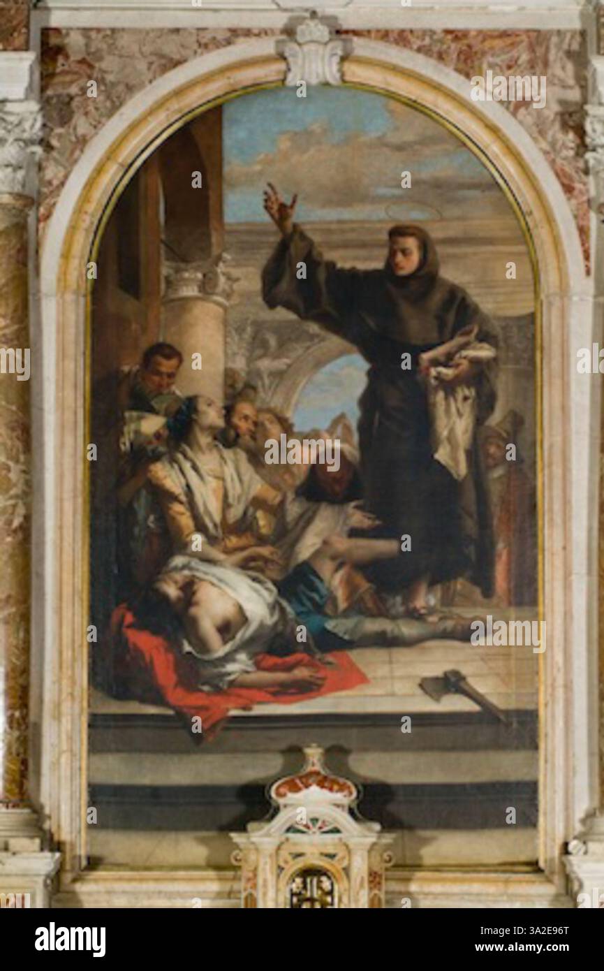 Tiepolo’s painting 'Miracle of St. Anthony,' created for the Duomo di ...