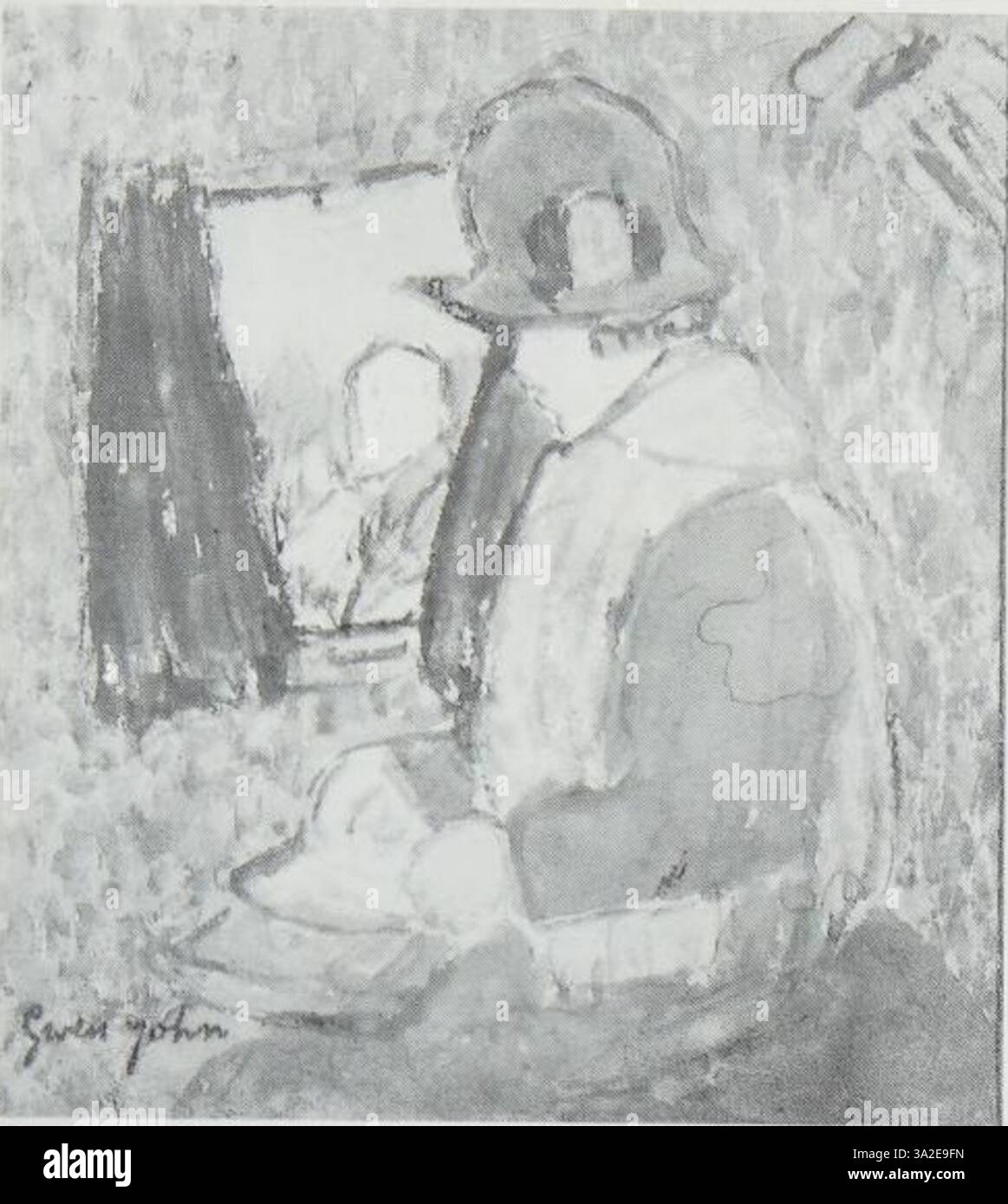 This Langdale portrait by Gwen John depicts a woman in a reflective ...