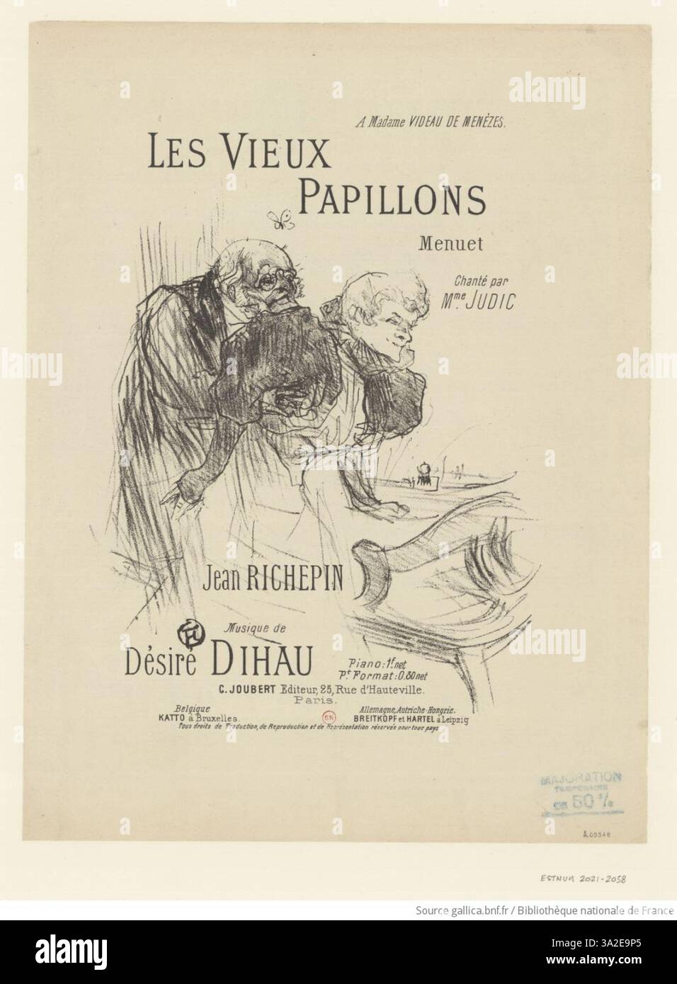 'Les Vieux Papillons' by Toulouse-Lautrec features delicate details of ...