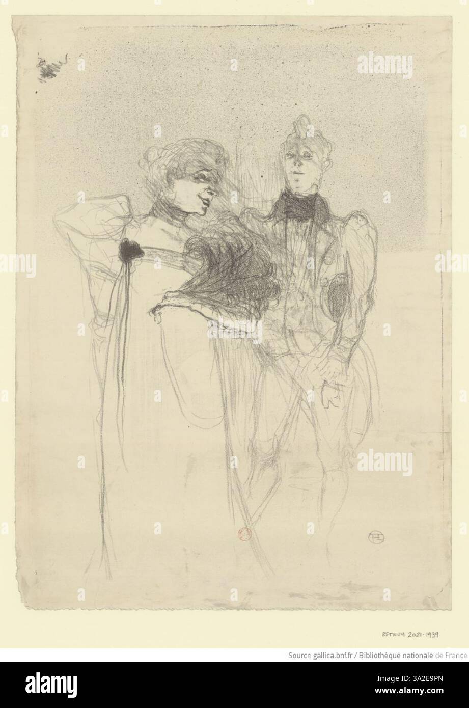 'Mademoiselle Lender, dans Madame Satan' portrays the actress ...