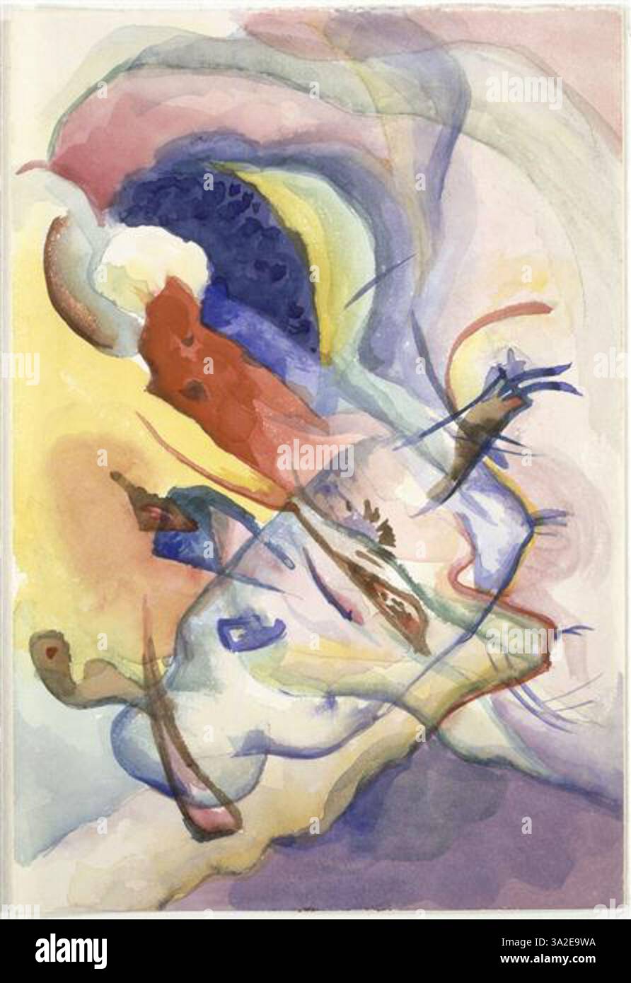 'Sans titre' ('Untitled') by Kandinsky explores abstract color ...