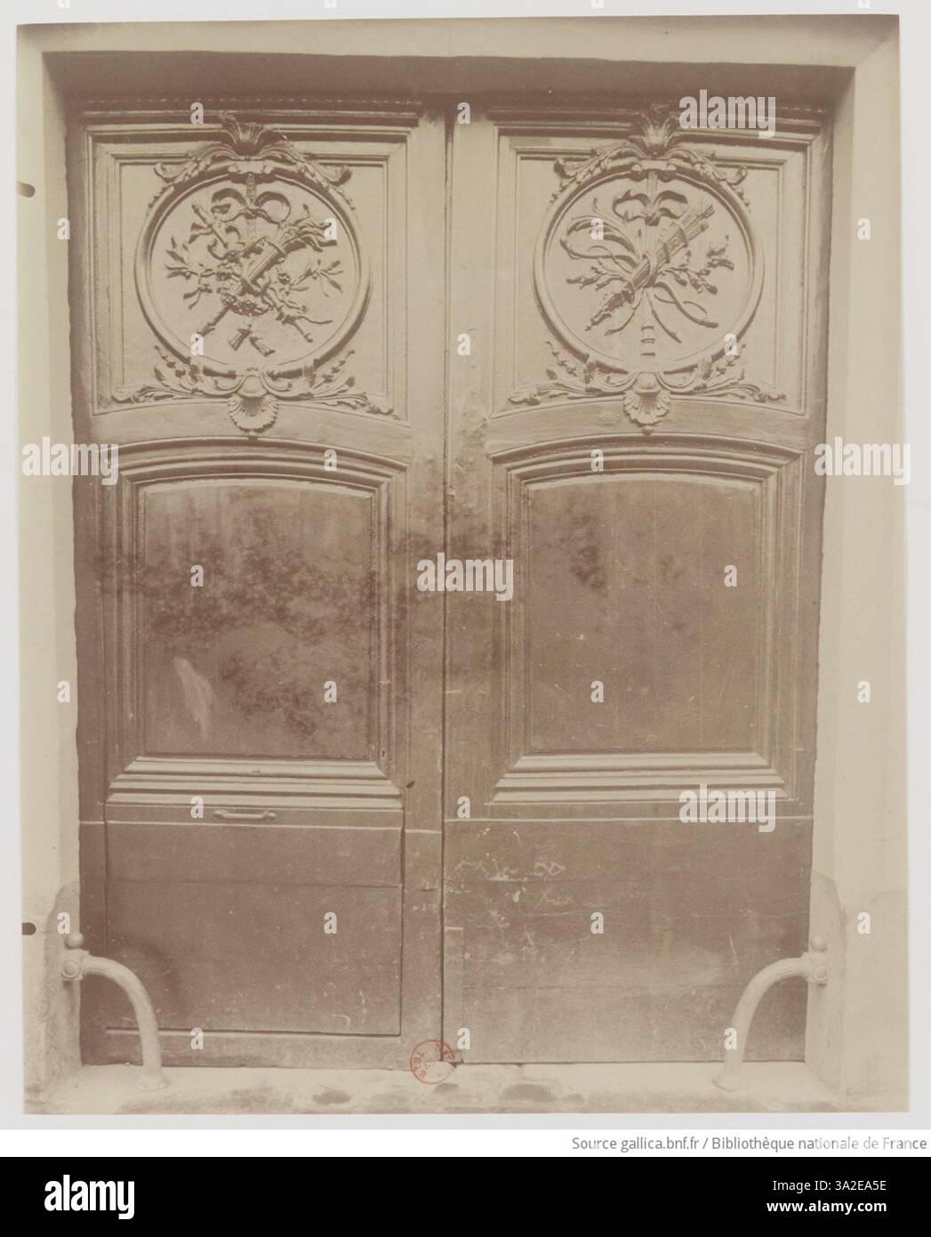 Eugène Atget’s photograph of the 18th-century gate at Rue de l ...