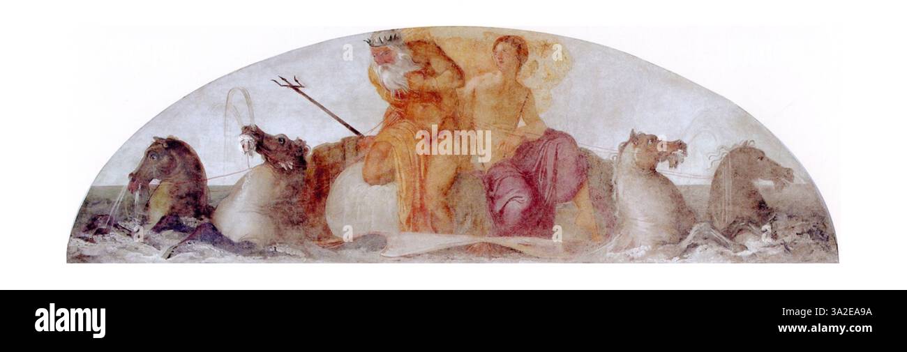 This painting by Francesco Hayez depicts Neptune and Mercury on a ...