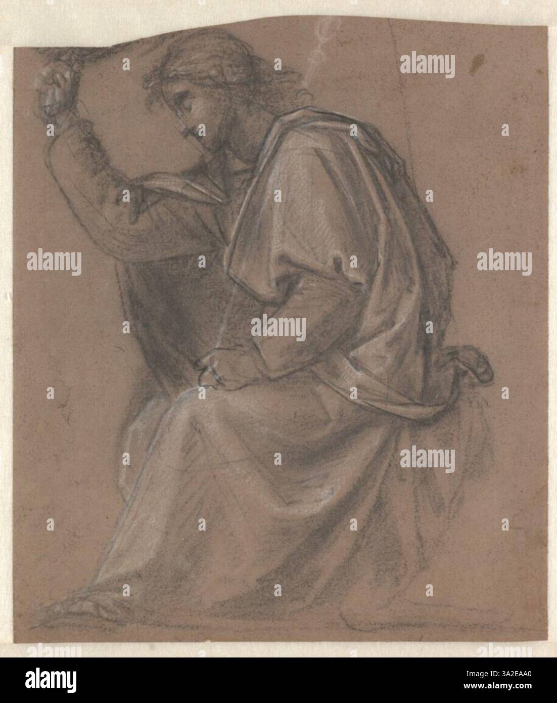 This study by Fra Bartolommeo depicts Christ for the 'Coronation of the ...