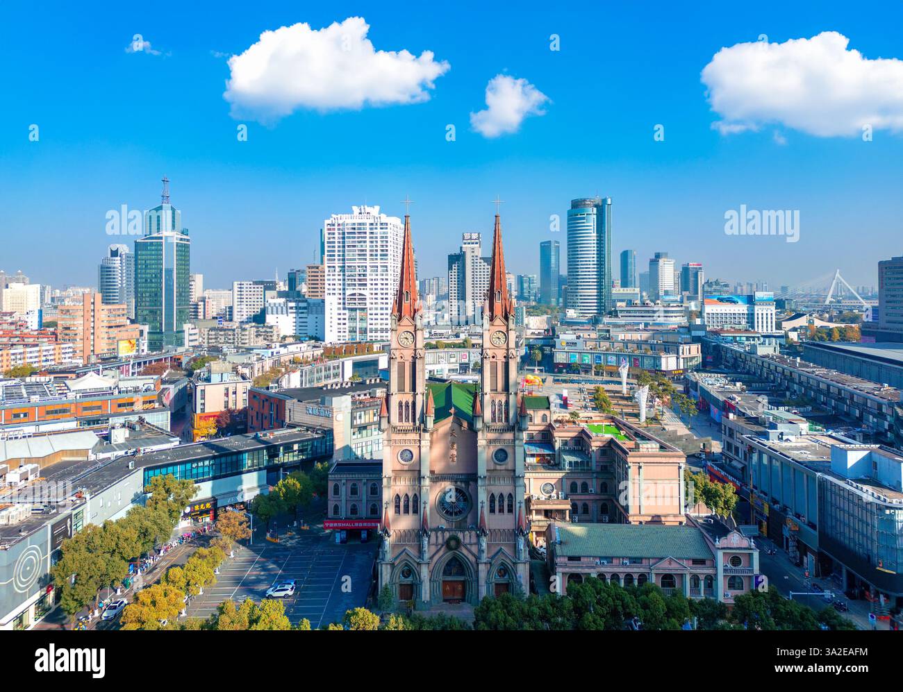 The Urban Environment of Tianyi Square Catholic Church in Ningbo ...