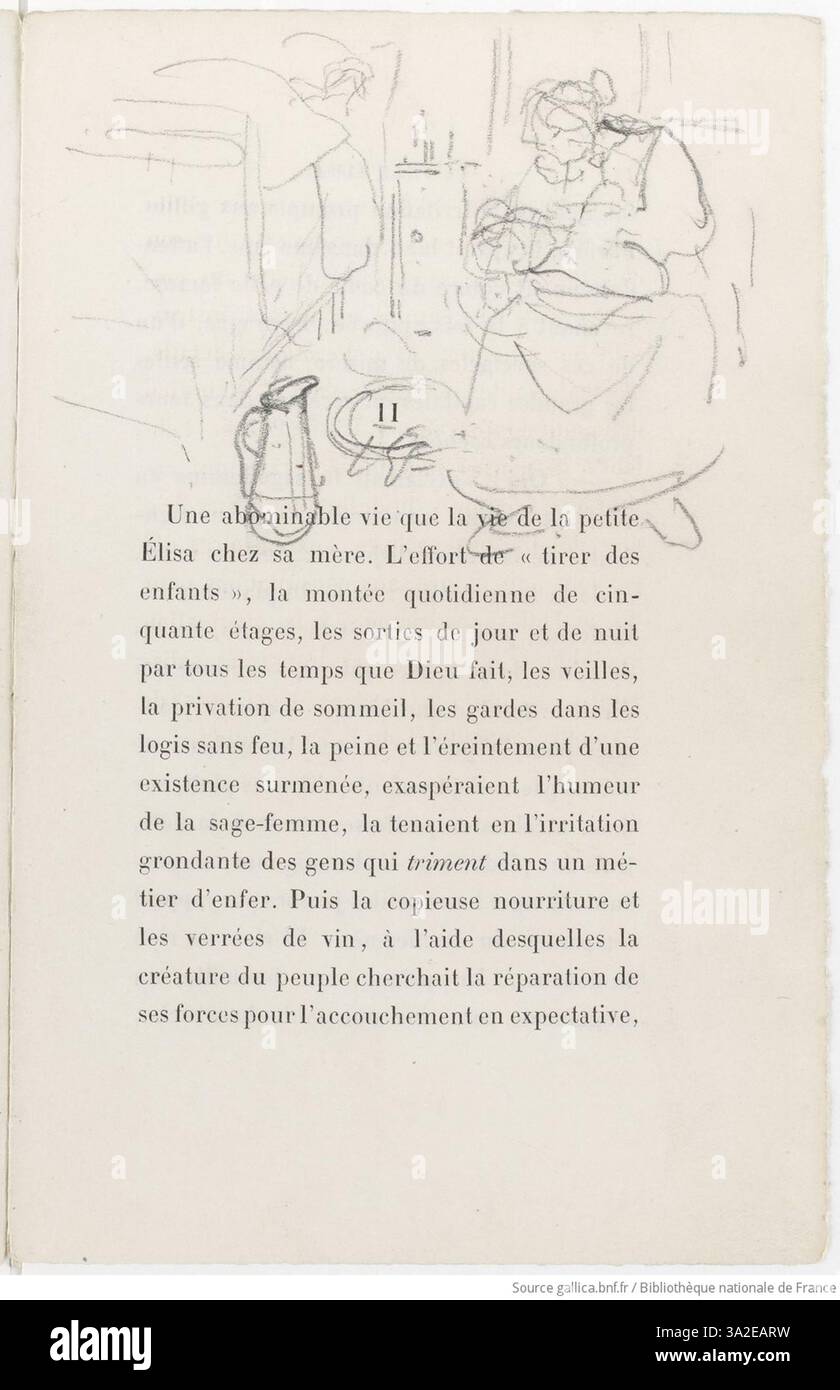 This portrait by Toulouse-Lautrec features Élisa, a model often ...