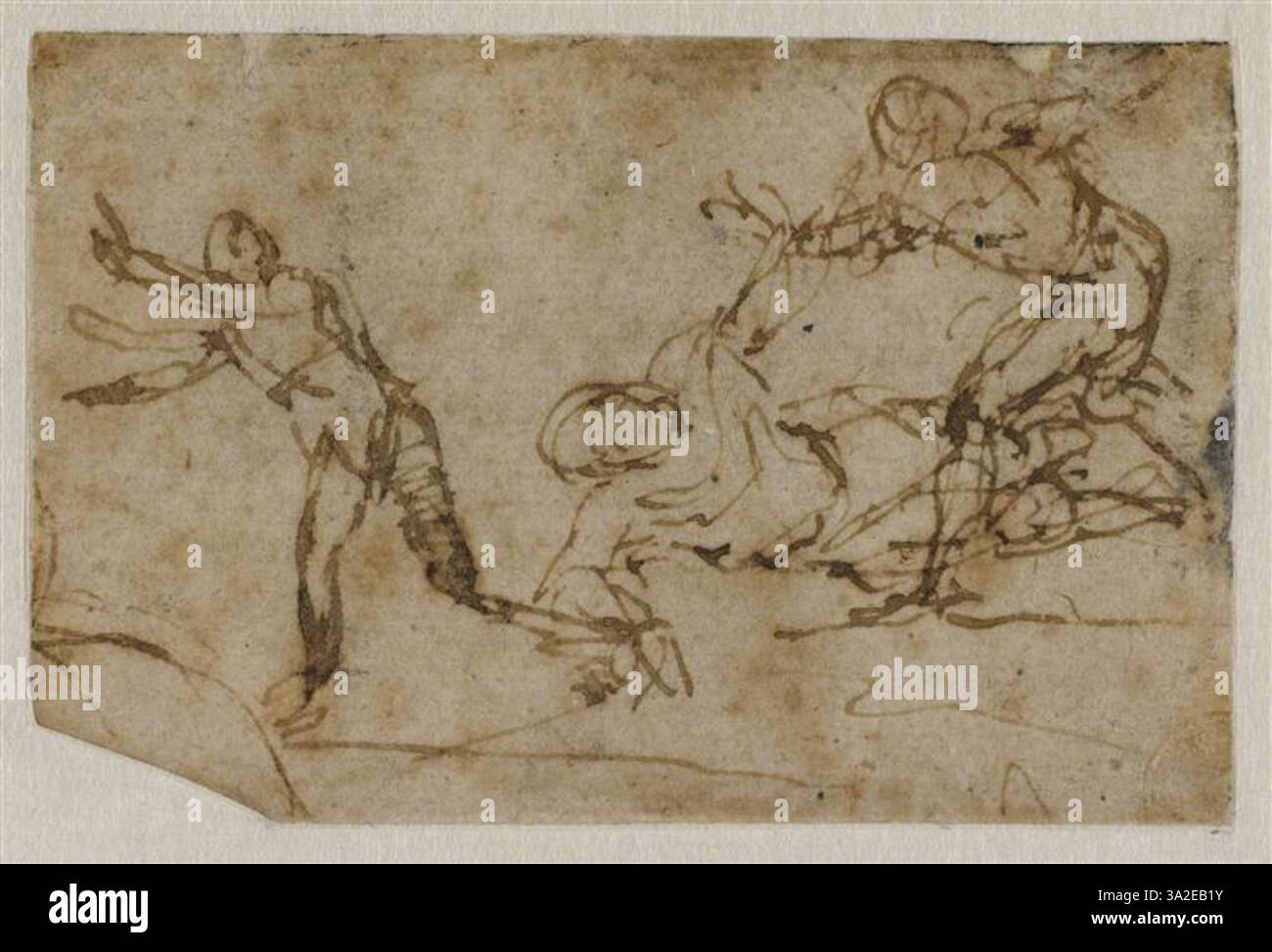 This study by Titian examines the death of Saint Peter Martyr ...