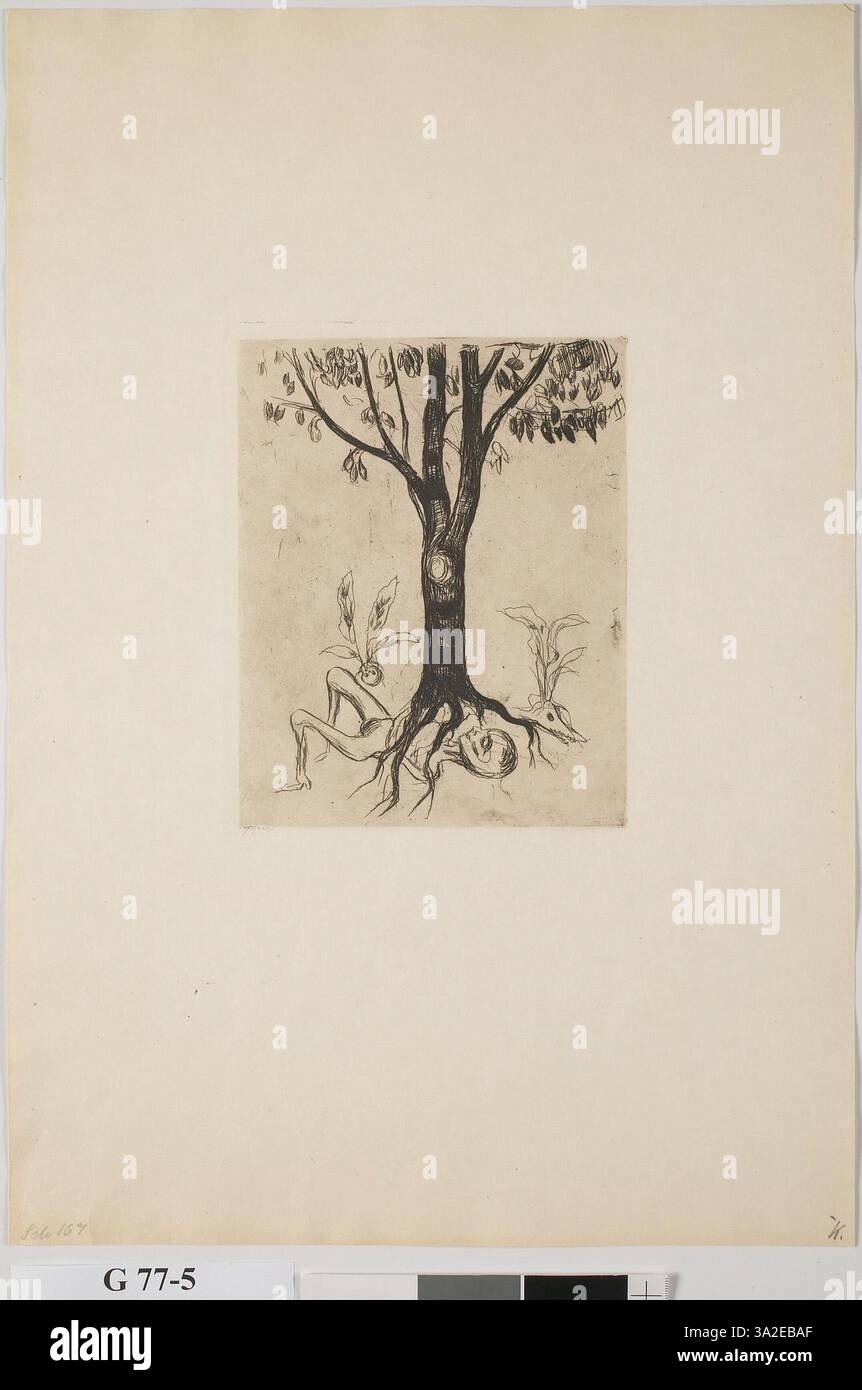 'Life and Death' by Edvard Munch reflects the stark contrast between ...