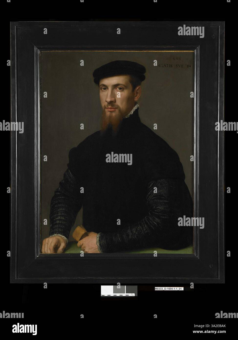 This portrait by Anthonis Mor, attributed to him, depicts Simon Renard ...