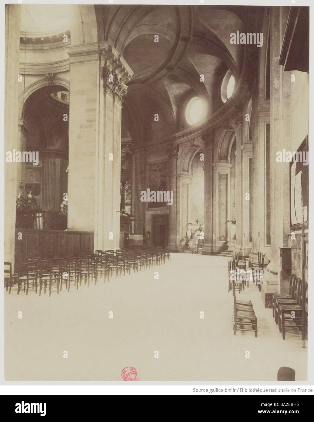 Eugène Atget captures the interior of Église Saint-Sulpice in Paris ...
