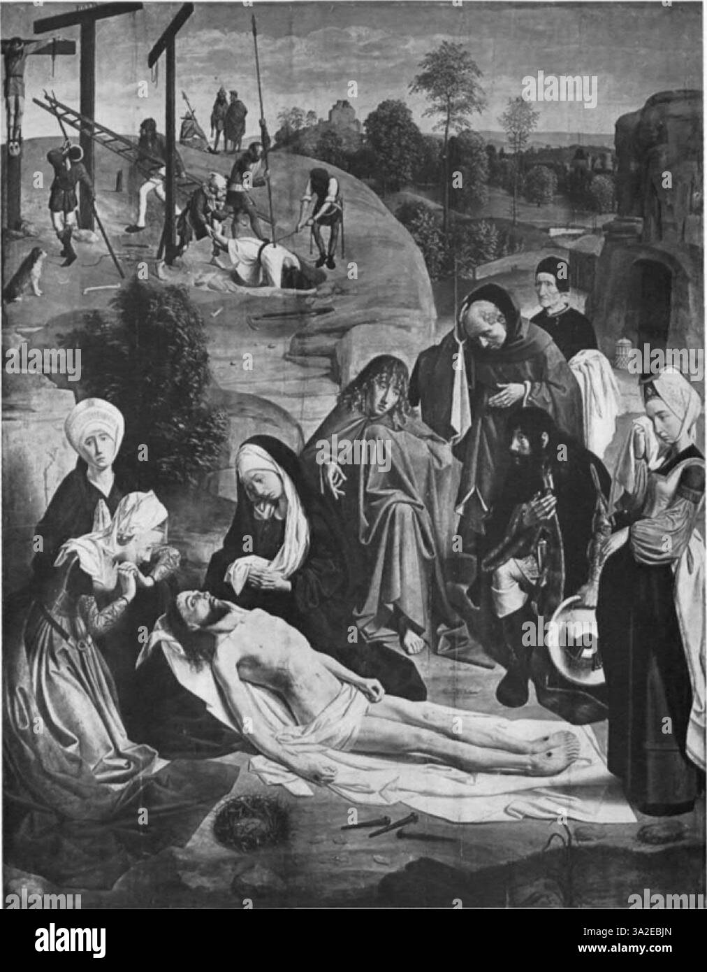 This artwork by Geertgen tot Sint Jans and Jerome Bosch illustrates a ...