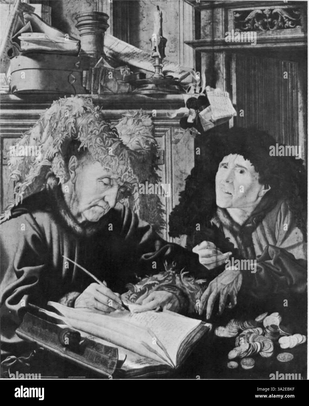 This piece by Jan van Scorel and Pieter Coeck van Aelst depicts a religious narrative, with the ...