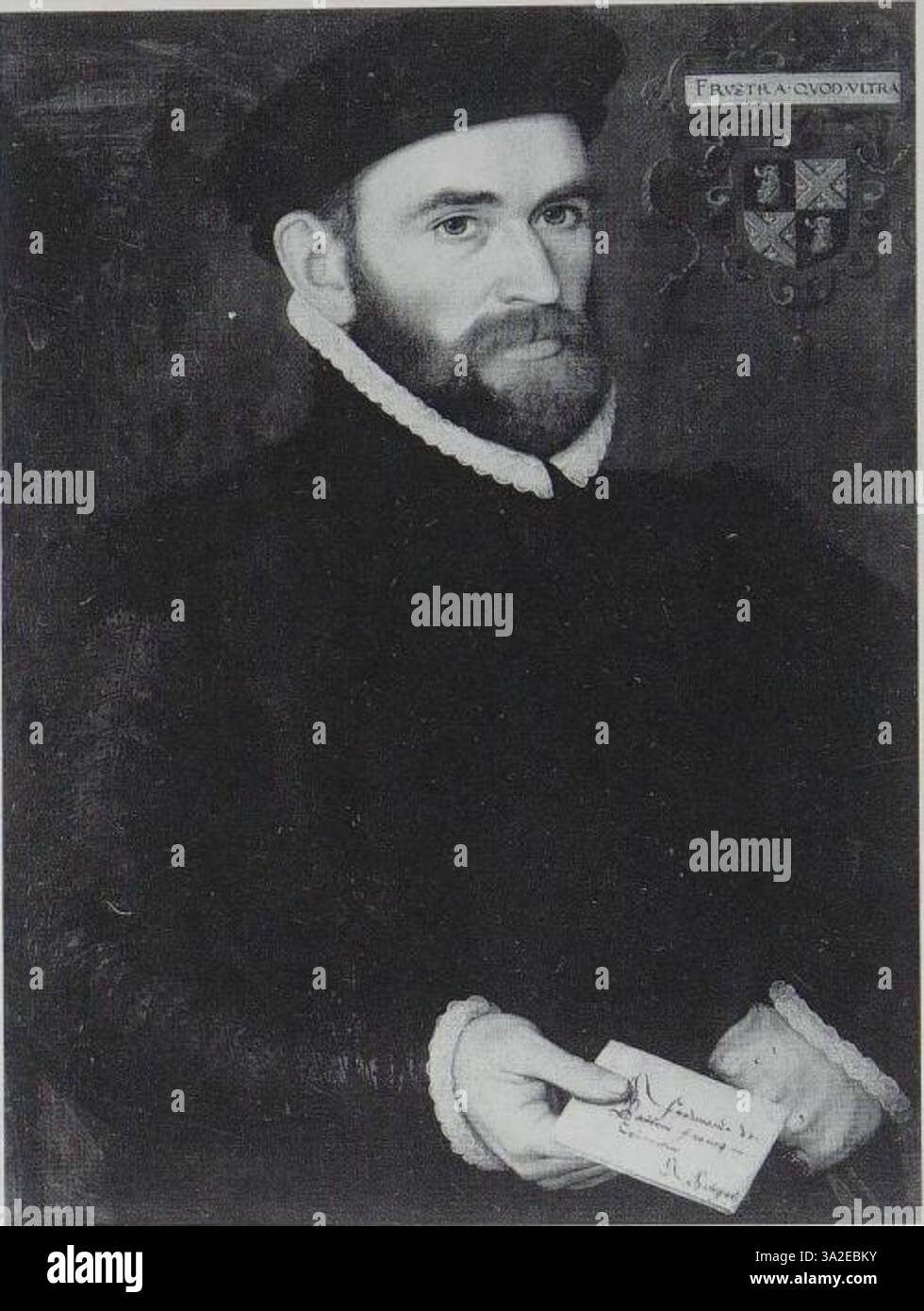 A portrait by Willem Key from the 16th century, demonstrating his ...
