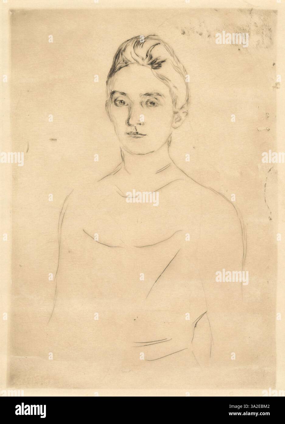 This 1902 portrait of Marie Linde captures her in a moment of ...