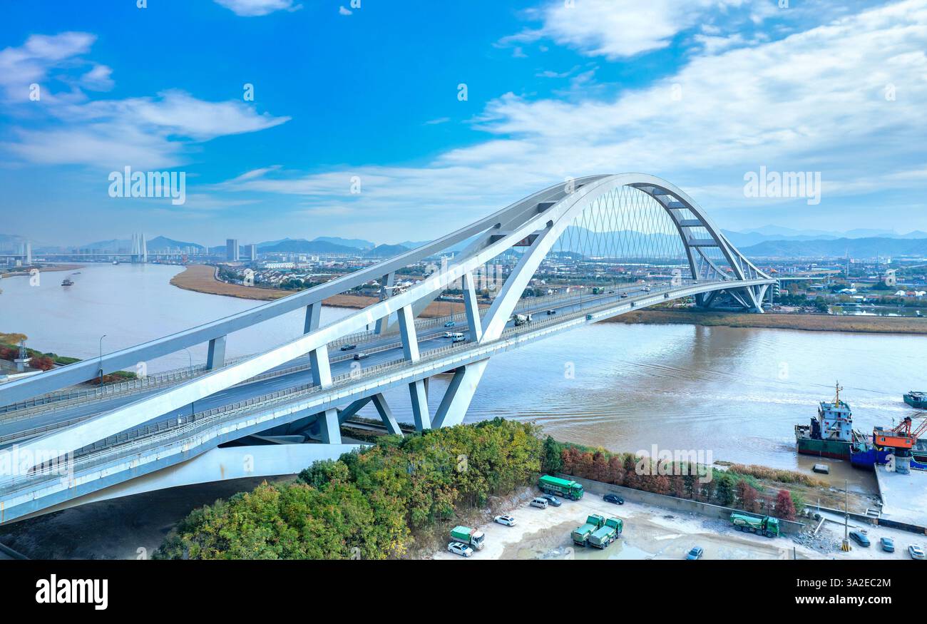 Ningbo mingzhou bridge hi-res stock photography and images - Alamy