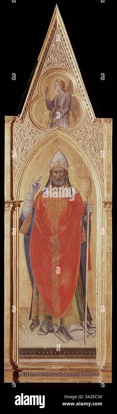 'San Caio Papa' by Lorenzo Monaco depicts Saint Caius, Pope ...