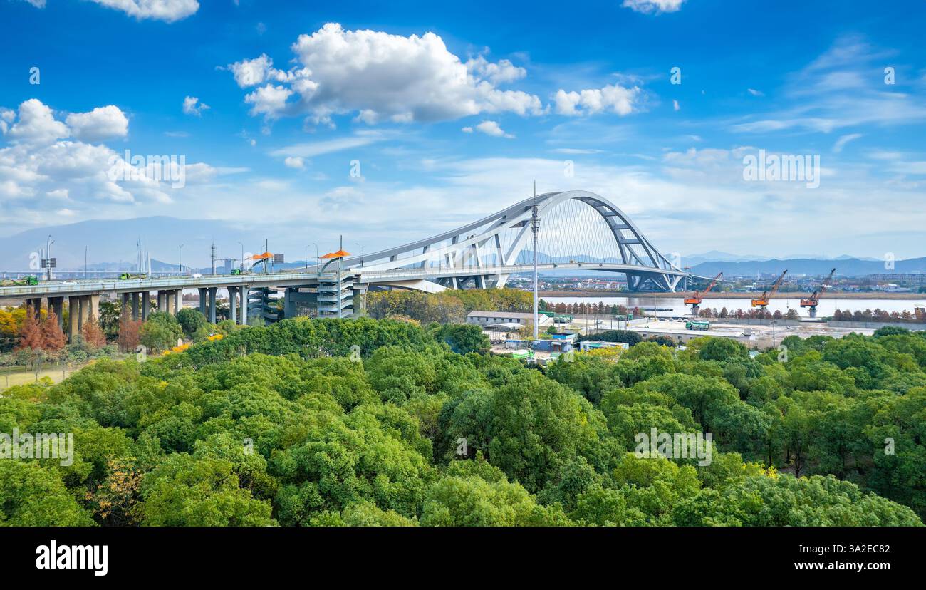 Ningbo mingzhou bridge hi-res stock photography and images - Alamy