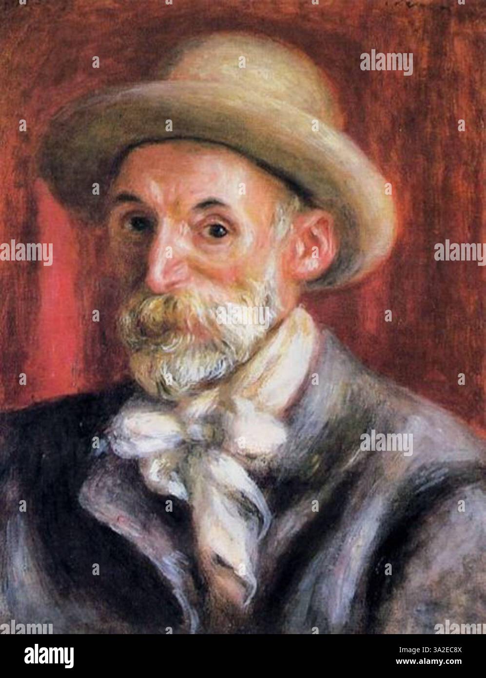 'Self-Portrait 3' shows Renoir in a self-reflective pose, with a focus ...