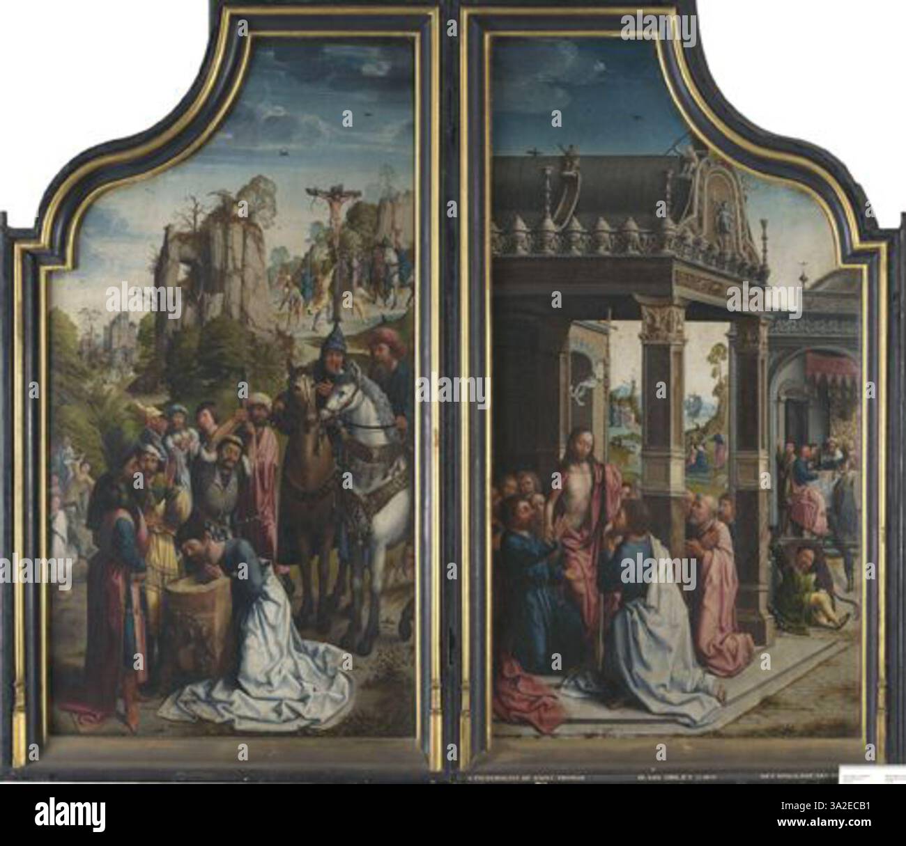 This altarpiece portrays the beheading of Saint Matthew and the ...